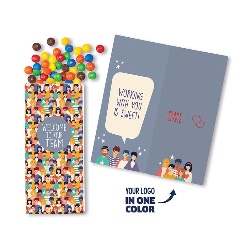 One Color Foil-Stamped Stock Welcome Sweeter Cards with Candy Coated ...